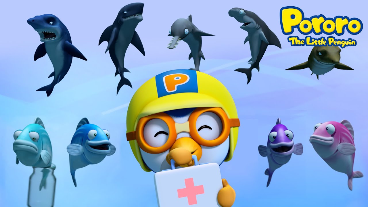 Pororo's Fish Hospital | Save the Sea Animals | Take care of Sick ...