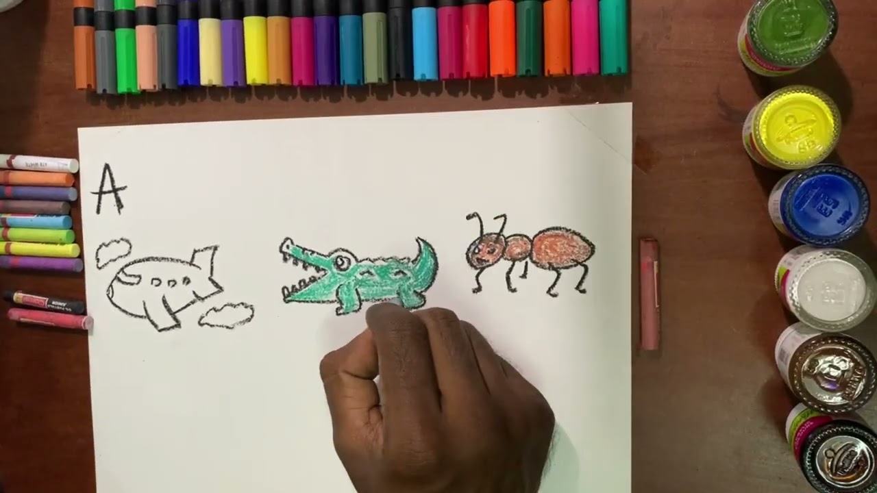 ABCD - Alphabet of Animals, A For, Alphabets, Aeroplane, Airplane ...