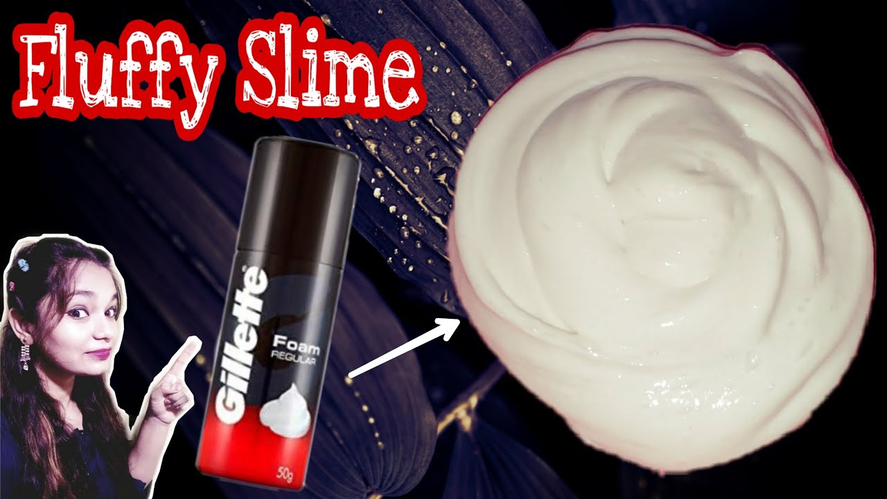 How to make fluffy slime with shaving foam| Fluffy slime | how to make ...