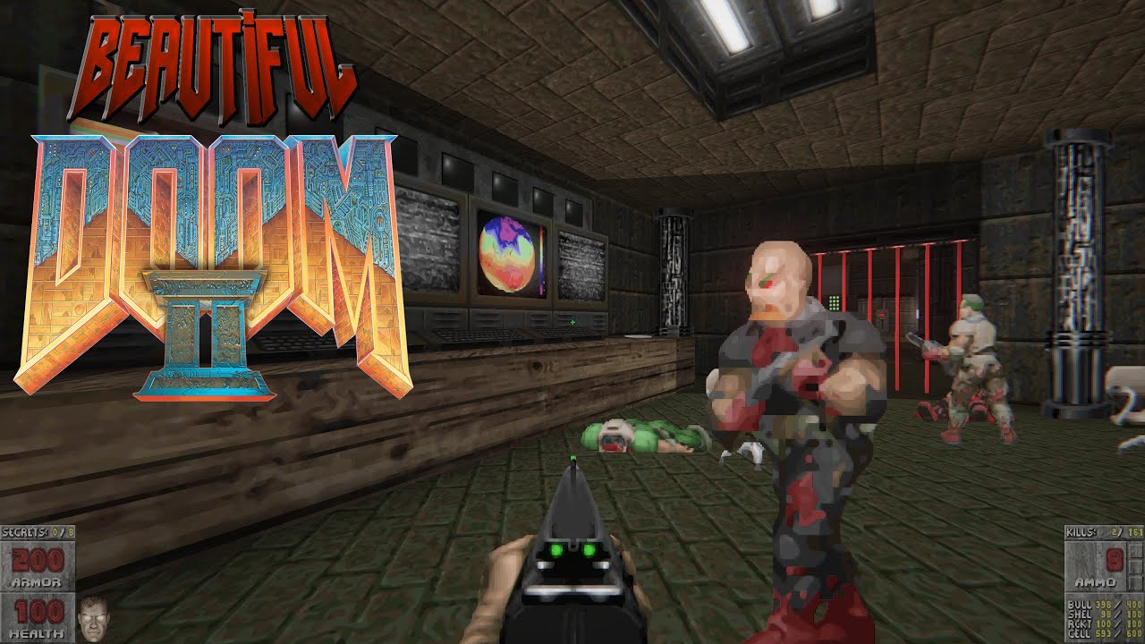 Beautiful Doom 2 - Re-Build-T | MAP01: Entryway | 4K/60 - YouTube