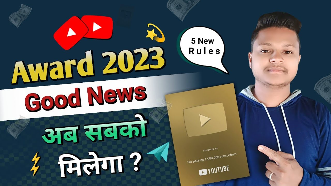 Youtube Creator Awards 2023 | Youtube All Play Button Silver and Gold ...