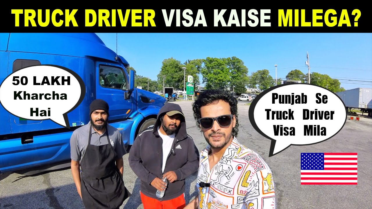 America Desi Truck Driver Life || Indian Punjabi Truck Driver Jobs ...