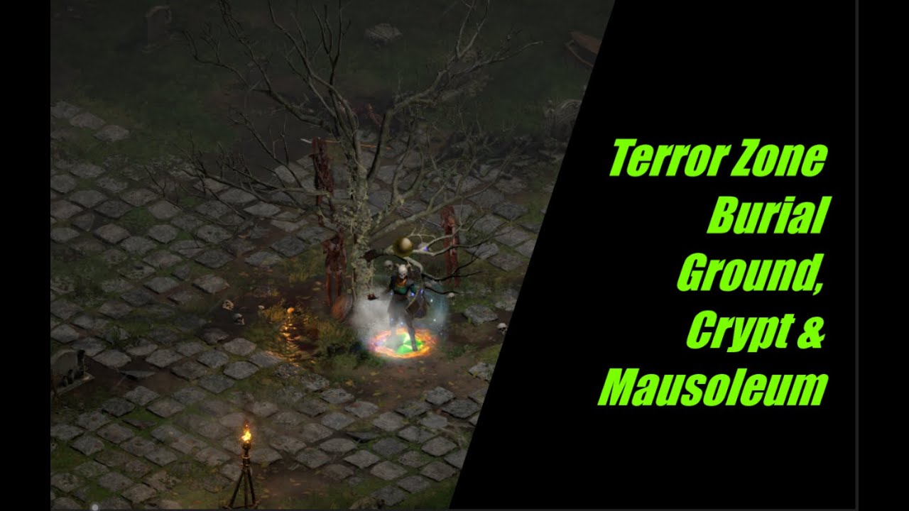 D2R Terror Zone Burial Ground, Crypt & Mausoleum - YouTube