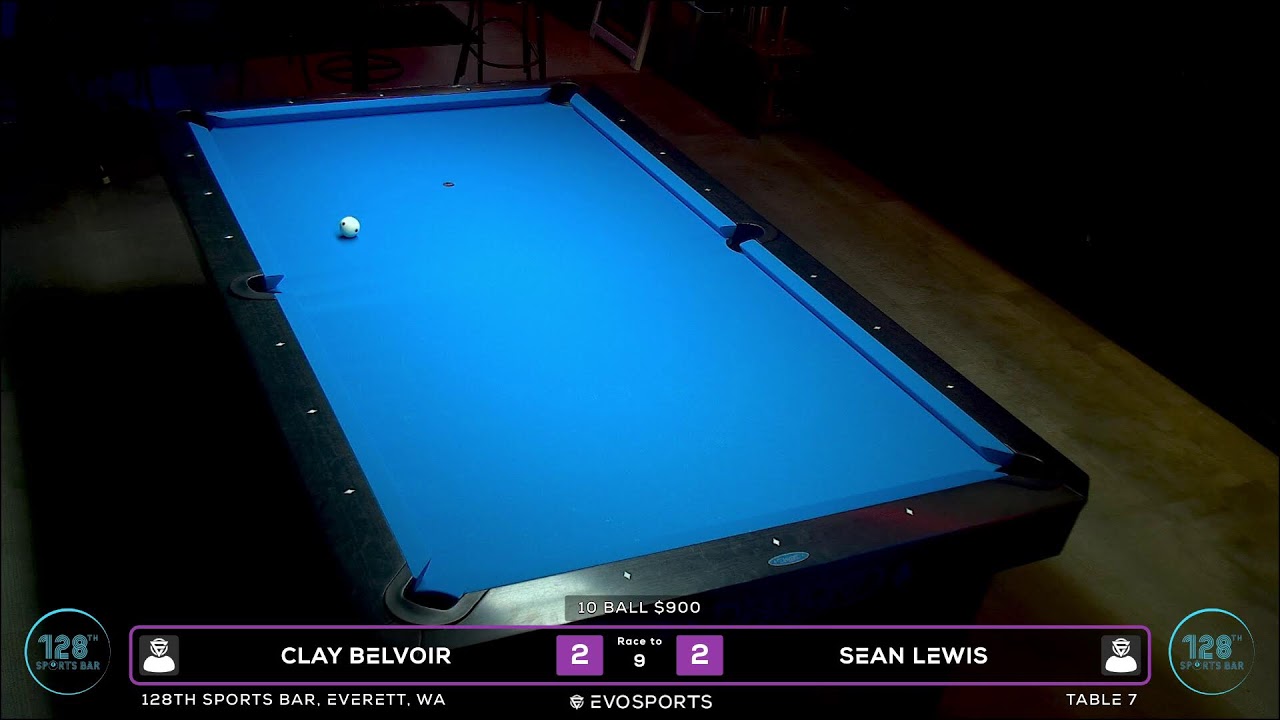 CLAY BELVOIR vs SEAN LEWIS - 128TH SPORTS BAR - TABLE 7 | EvoSports ...