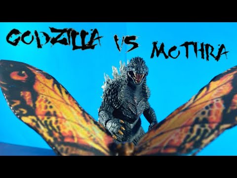 Godzilla vs Mothra: Clash of Titans in Stop Motion! - YouTube