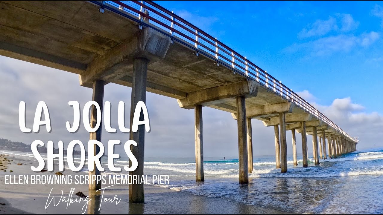 Relaxing Waves La Jolla Shores | Ellen Browning Scripps Memorial Pier ...