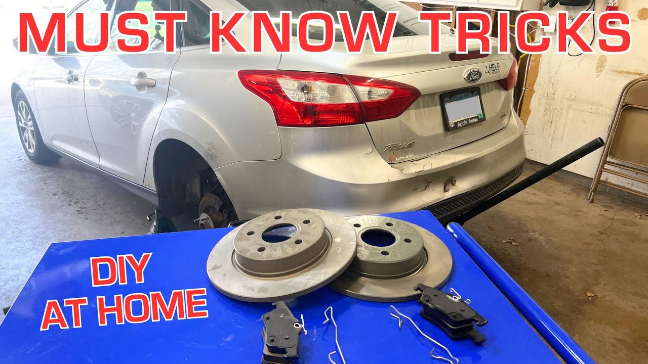 How to Replace Rear Brakes on a 2012-2018 Ford Focus – Step-by-Step DIY ...
