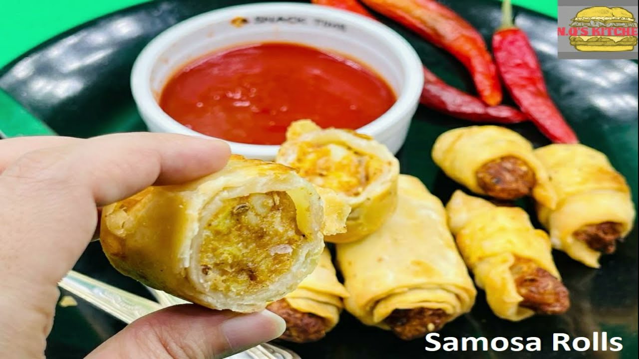 Crispy Samosa Rolls by N.Q's Kitchen - YouTube