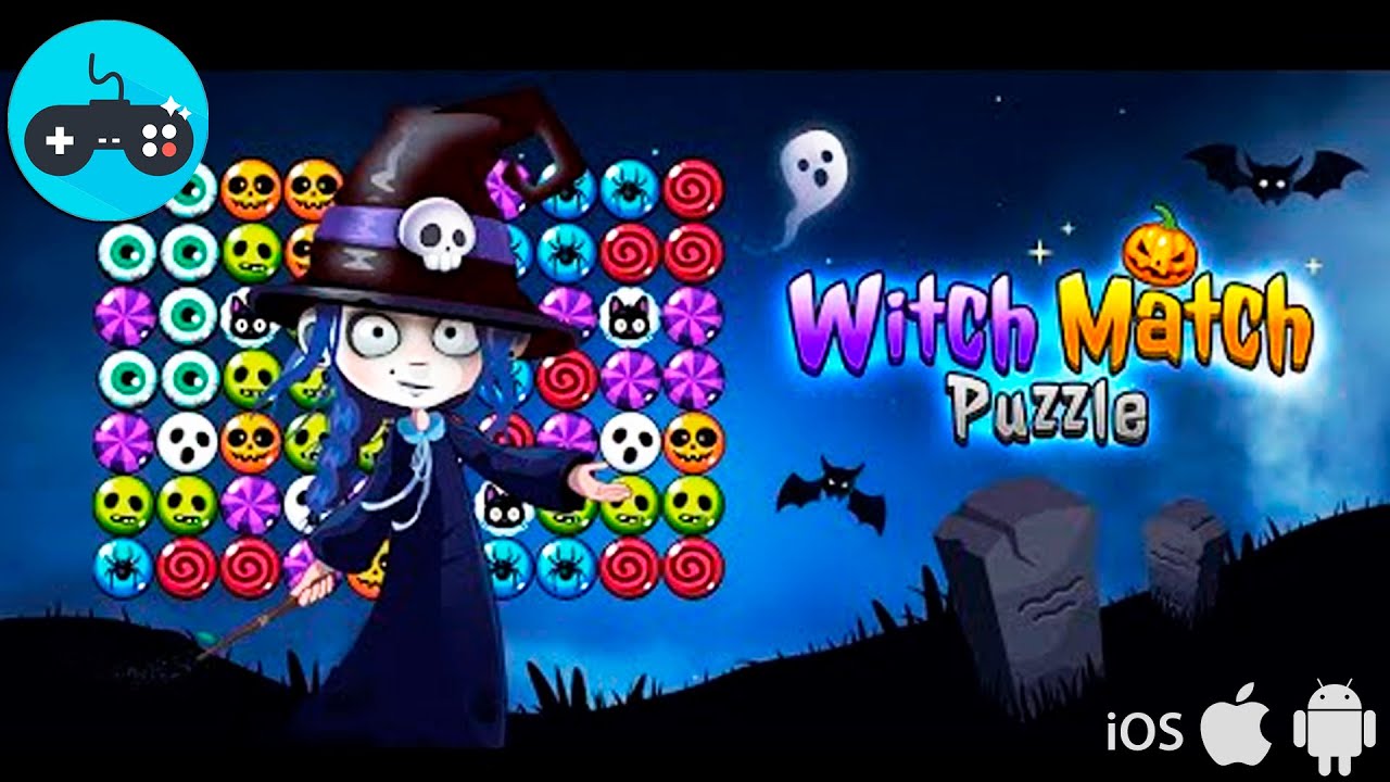 Happy Halloween 🎃 Witch Match Puzzle Game for Halloween 👻 Android / iOS ...