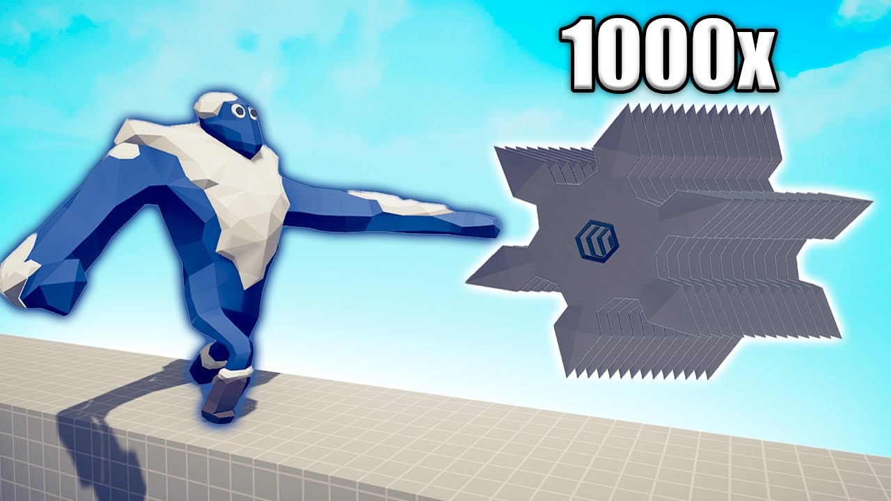 1000x OVERPOWERED SENSEI NINJA vs UNITS - TABS | Totally Accurate ...