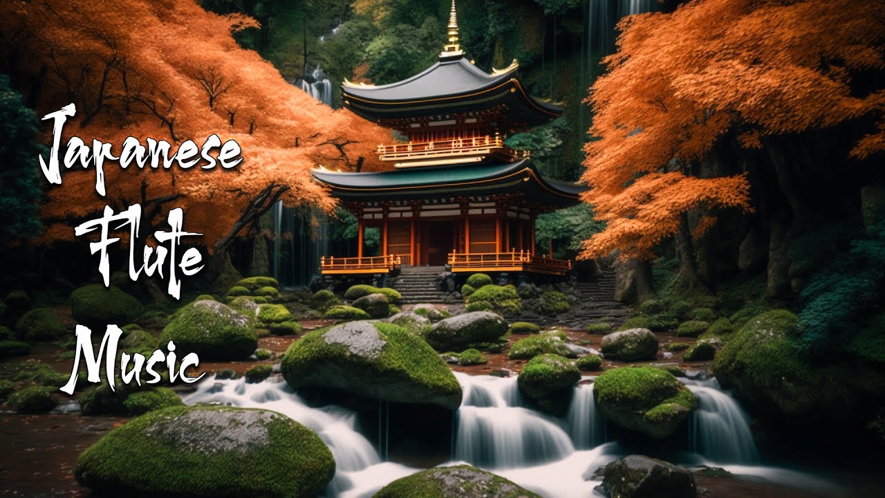 A Journey to Japanese Peaceful Temple - Japanese Flute Music For ...