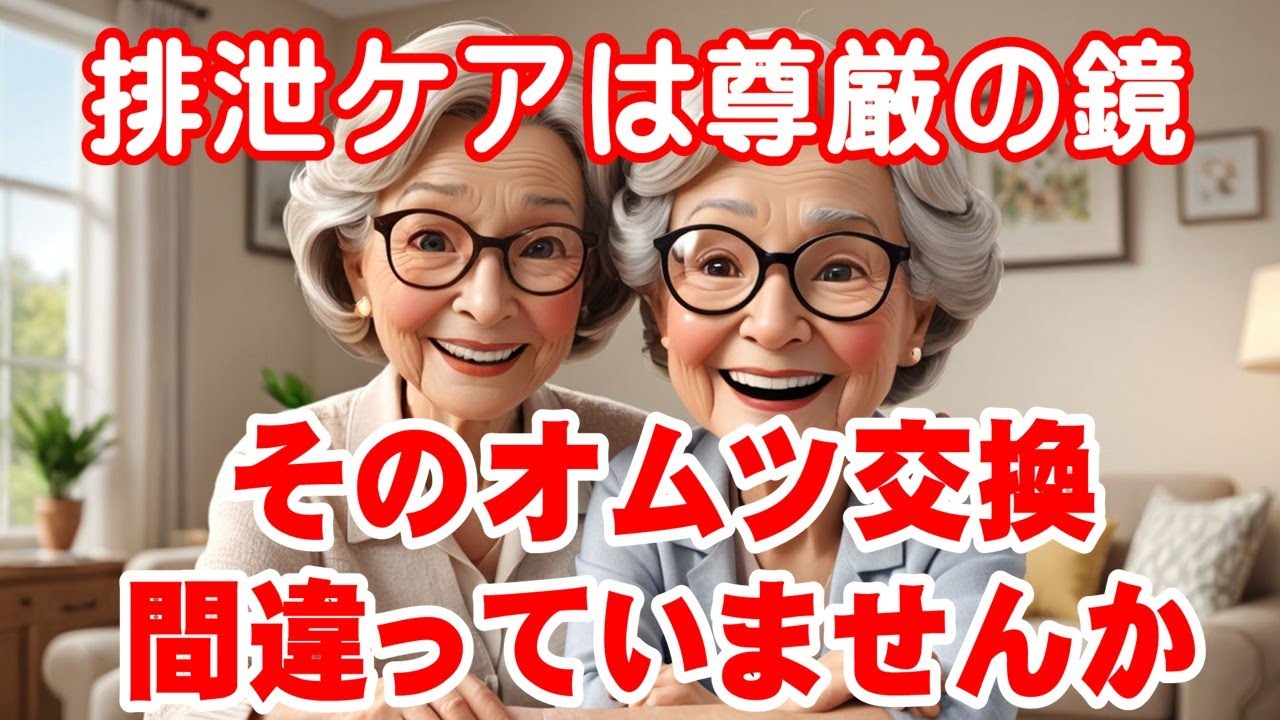 排泄ケアは尊厳の鏡 そのオムツ交換、間違っていませんか - YouTube