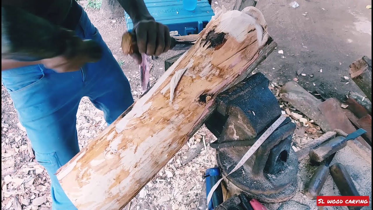 Wood hermit / SL WOOD CARVING. / ලි කැටයම් තාපසයෙක් 👺👺 - YouTube