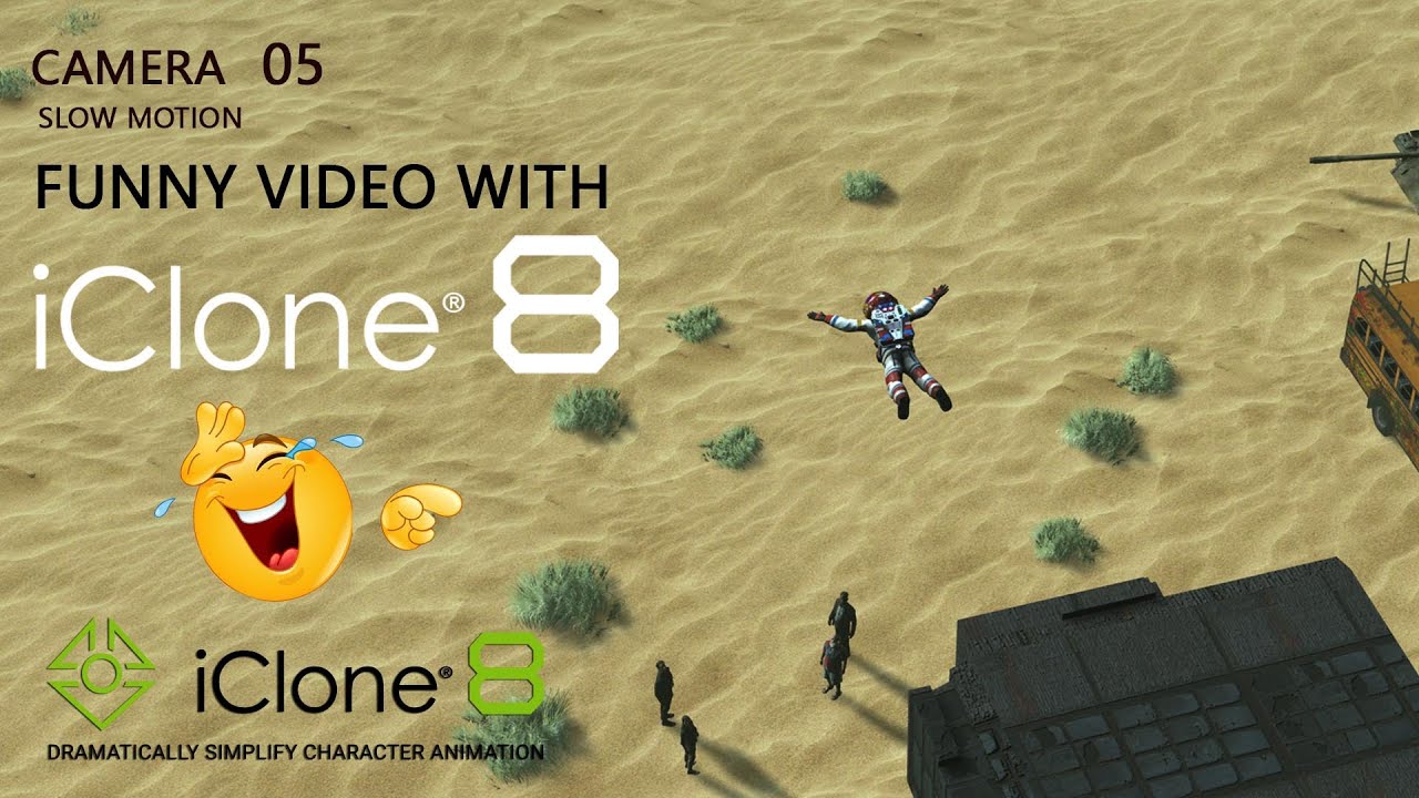 Funny Video Created with iClone 8 - Slow Motion ( Love this camera ...