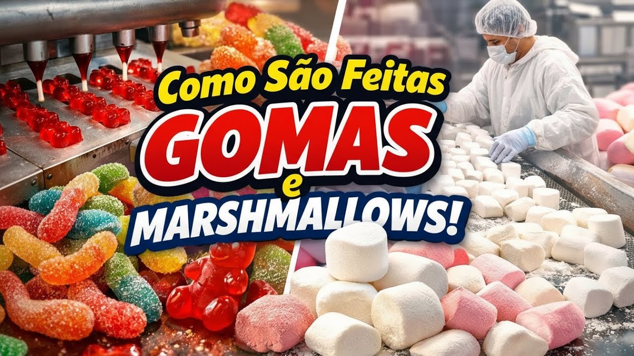 Inside the Candy Factories Gummy Molding & Marshmallow Aeration (Full ...