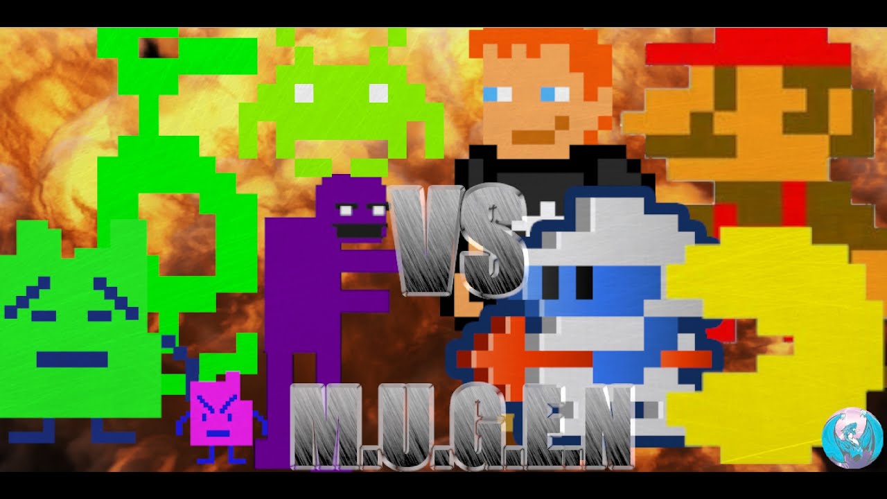 MUGEN - Request - 8-bit battle - YouTube