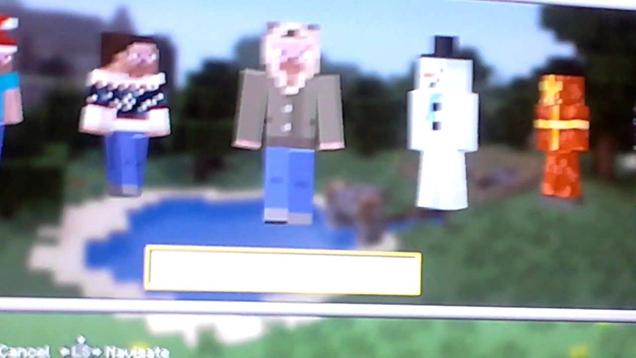 Minecraft festive skin pack - YouTube