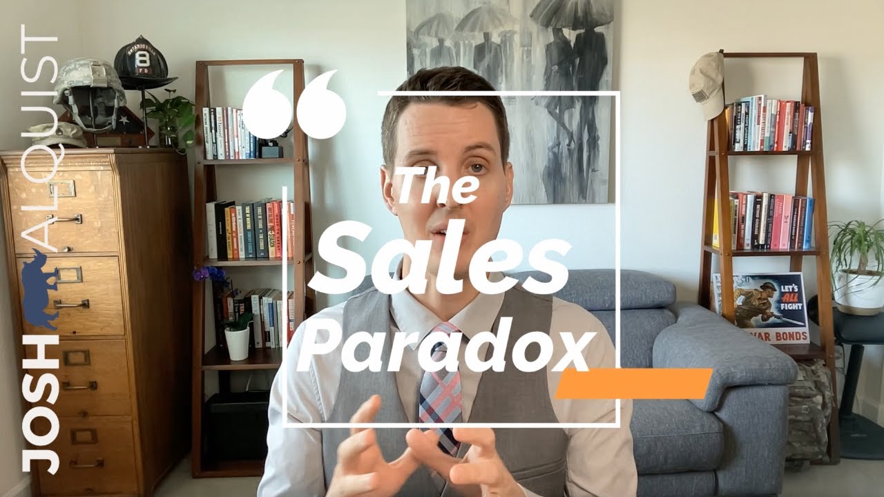 The Sales Paradox (watch this if you are struggling to hit quota) - YouTube