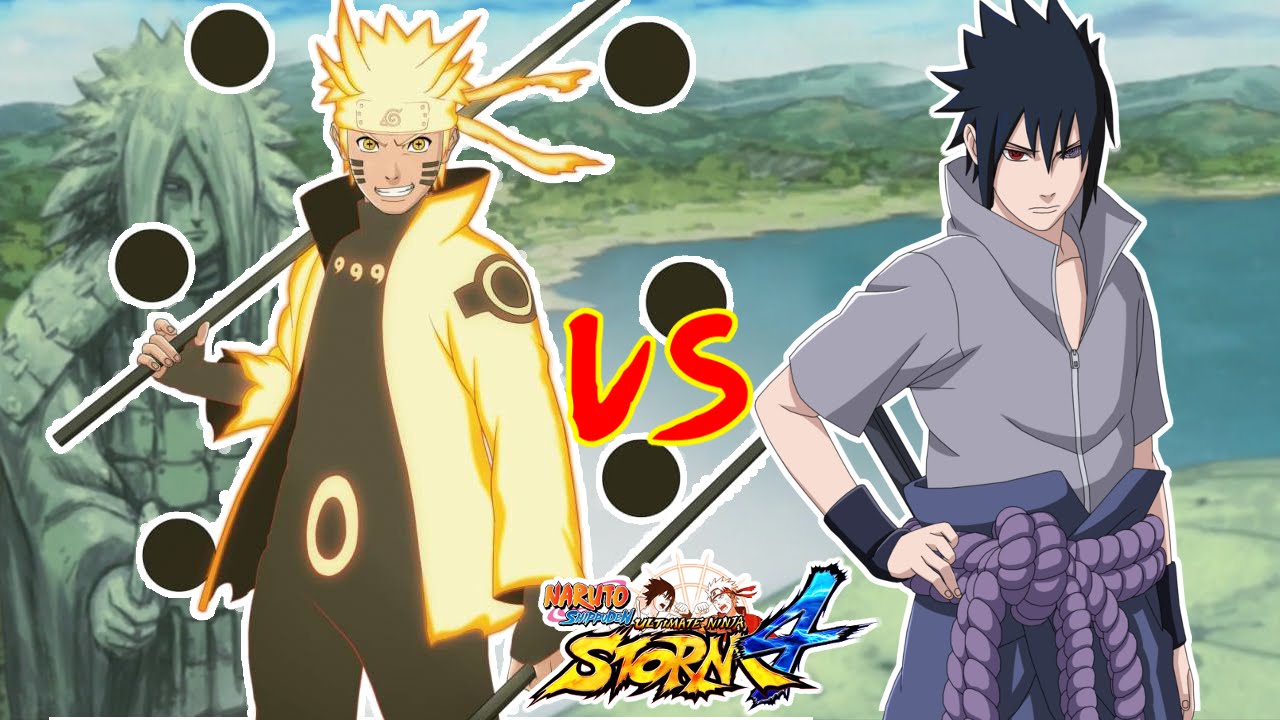 Modo Sabio Naruto Vs Sasuke Eterno Sharingan Wisdom Of Age Sage Mode