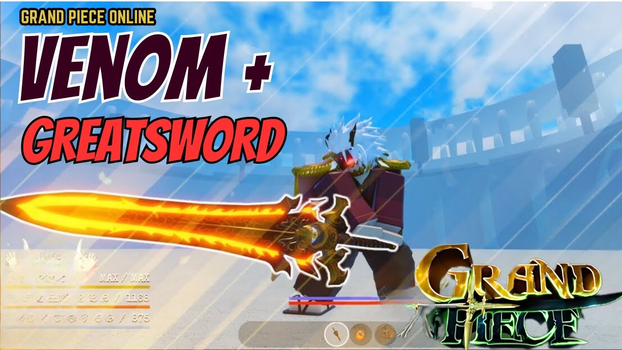 (GPO) 1v1 with Greatsword and Venom | Grand Piece Online Update 10 ...