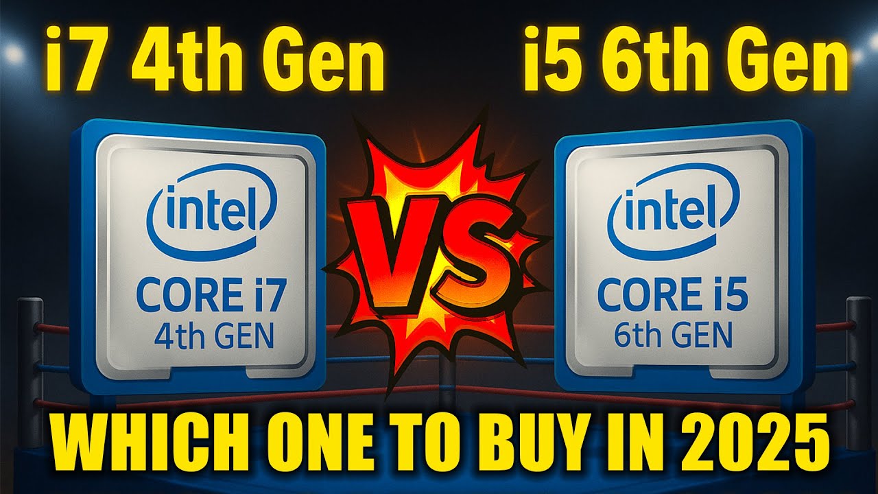 Intel i7 4th Gen vs i5 6th Gen | Performance, Gaming, Benchmarks ...