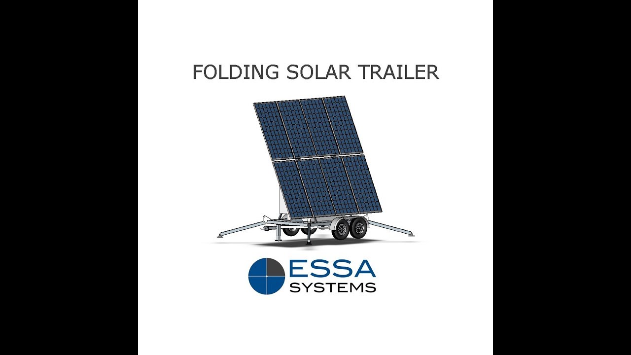 ESSA Systems Apollo Trailer Folding Solar System ( Portable Solar ...