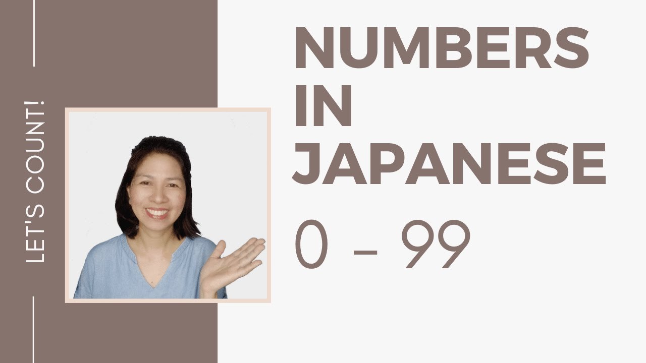Let's Count in Japanese (0-99) - YouTube