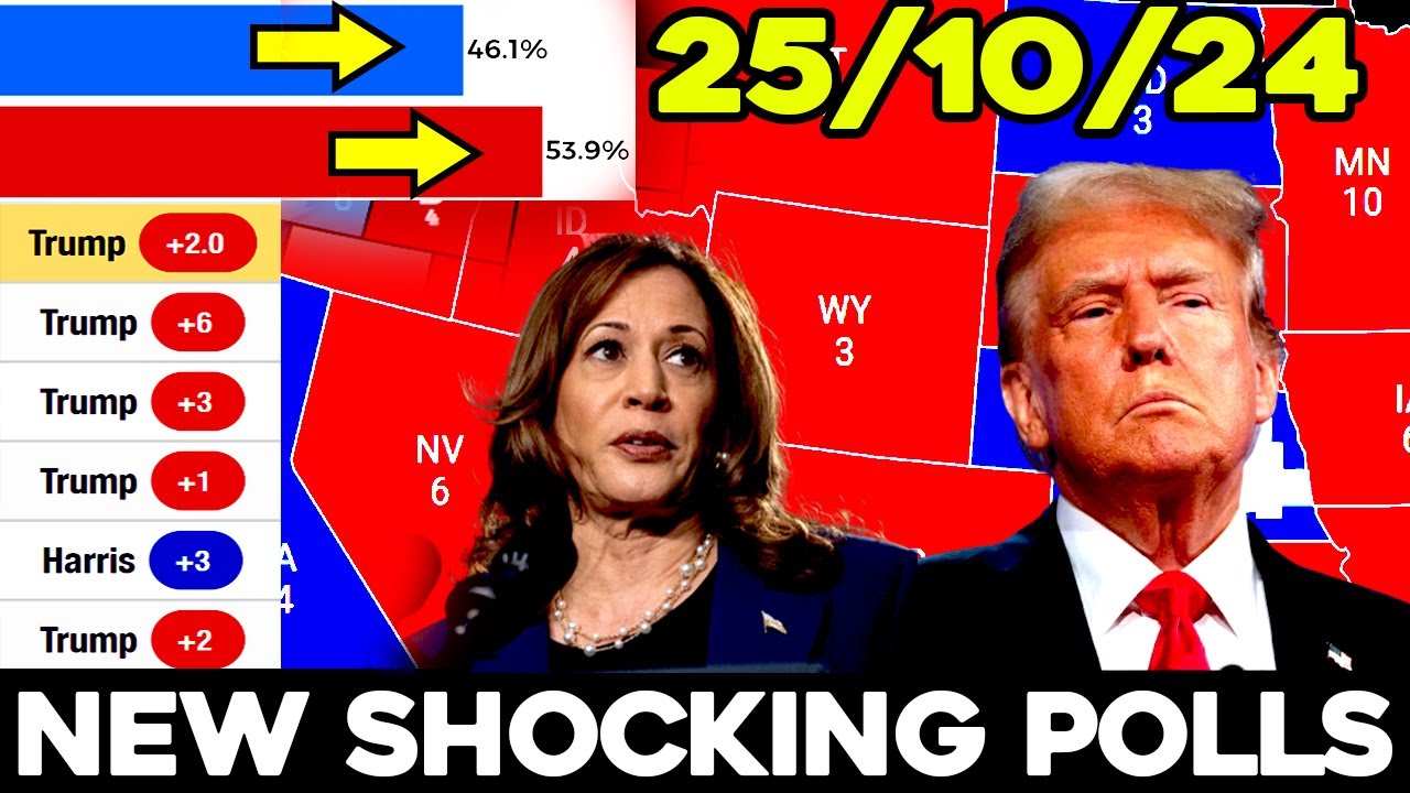 Map Base Swing States ALL Polling Data ( 25 October) SWING STATES MAP ...