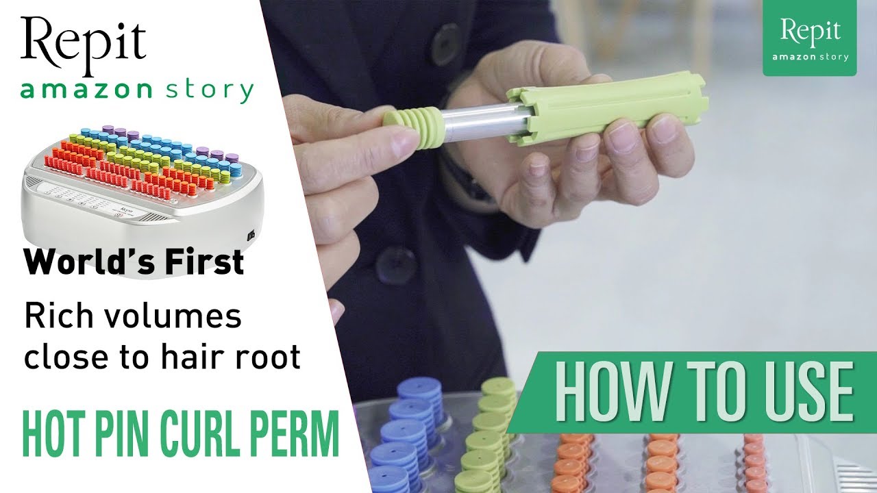 [Repit HOT PIN CURL PERM] HOW TO USE - YouTube