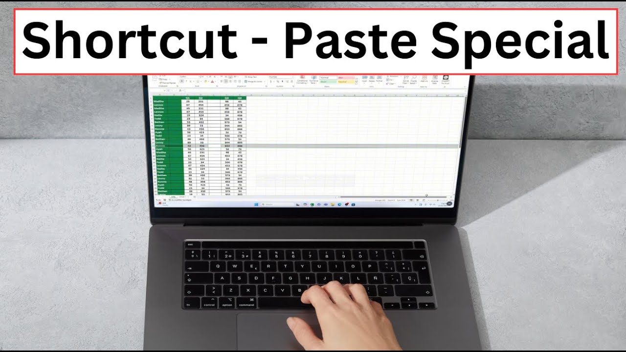 Shortcut Key for Paste Special in Excel (Excel Shortcuts) - YouTube