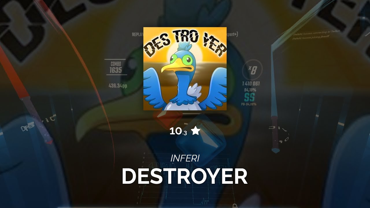 le fast | Inferi - Destroyer | Expert+ 94.06% 429.84pp - YouTube