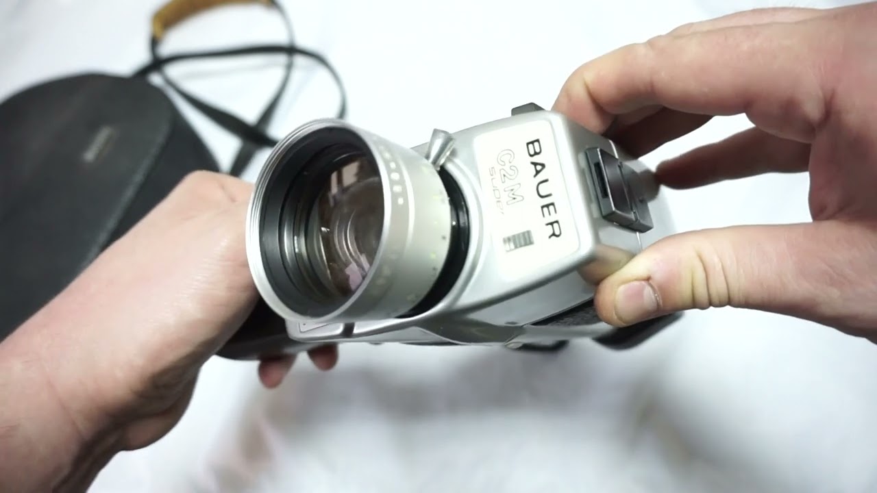 BAUER Super 8 TESTED 8mm film camera Bauer C 2 M Super 8 camera | FREE ...
