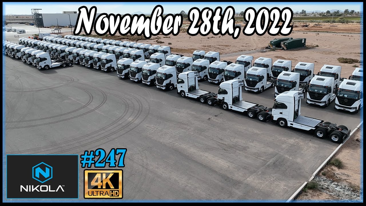 Nikola Semi Factory Construction Site November 28th, 2022 | Drone ...