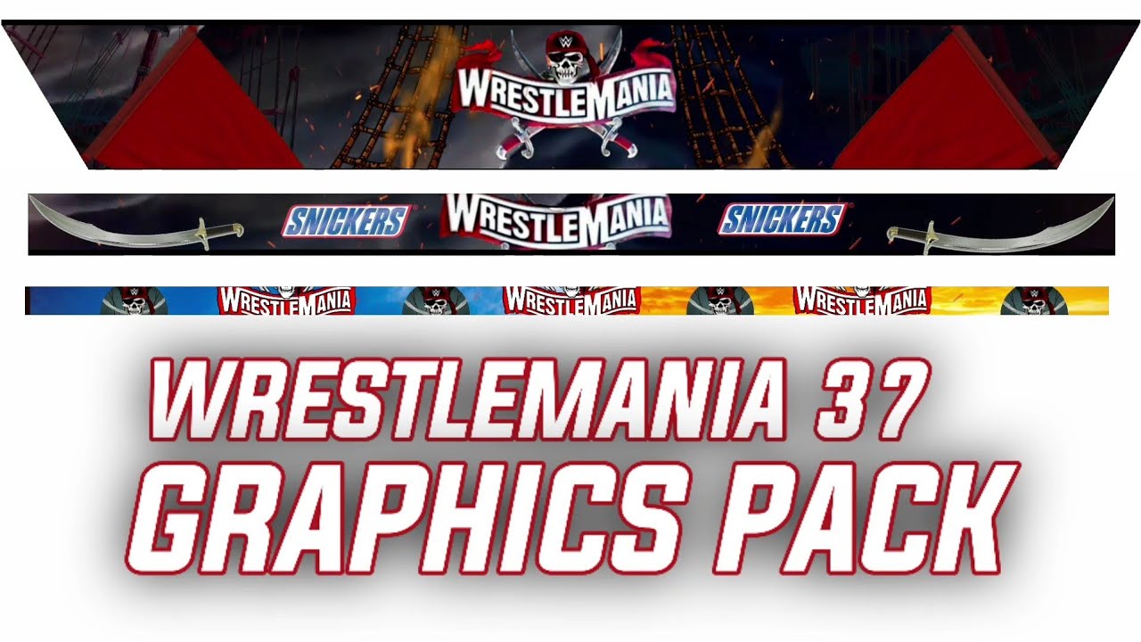 WWE Wrestlemania 37 Graphics Pack V3 (Stadium Graphics) - YouTube