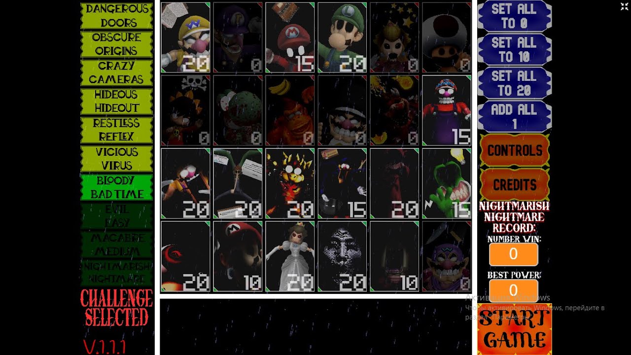 fnaw custom nightmare - vicious virus challenge completed - YouTube