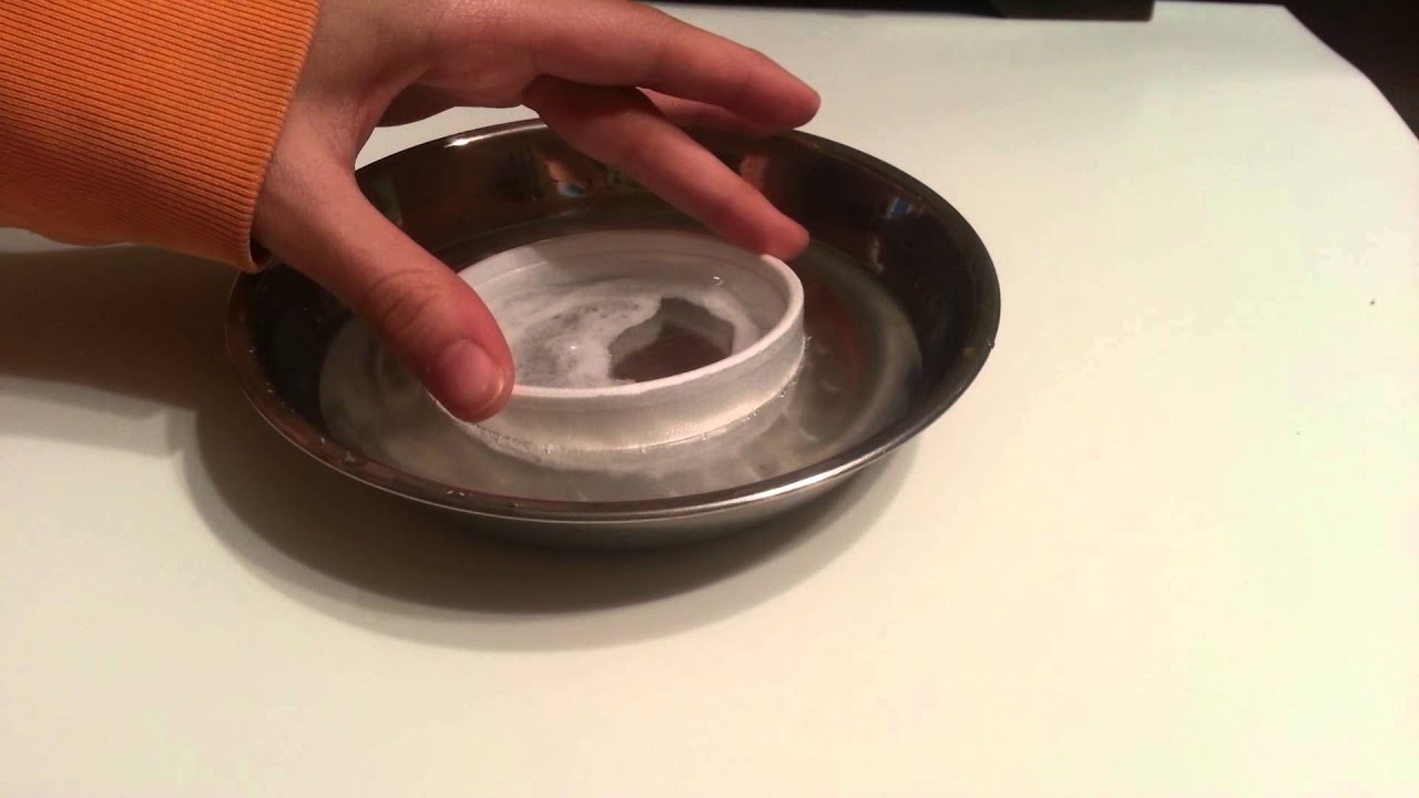 Collapsing Cups 2, The Experiment in Action - YouTube