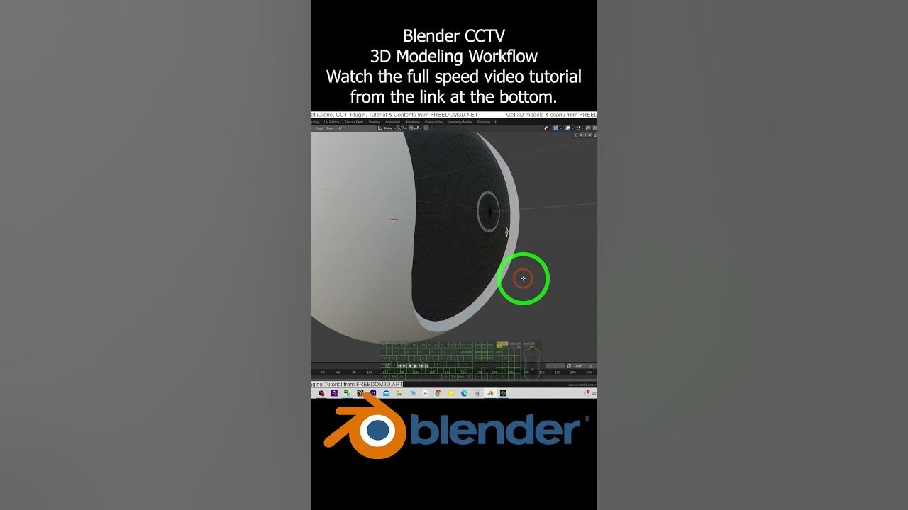 Blender CCTV 3D Modeling Workflow #blender #cctv #camera #3dmodeling #tutorial #workflow # ...