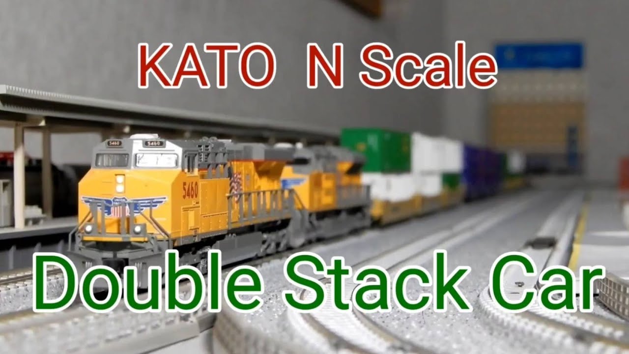 【N Scale】KATO Double Stack Car - YouTube