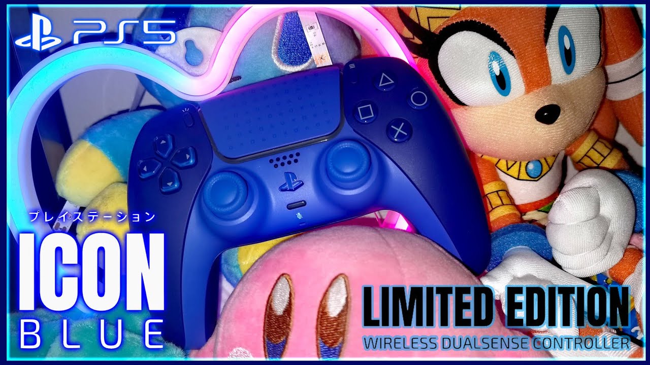 💙 PS5 Icon Blue Special Edition Dualsense Controller Unboxing 💙 - YouTube