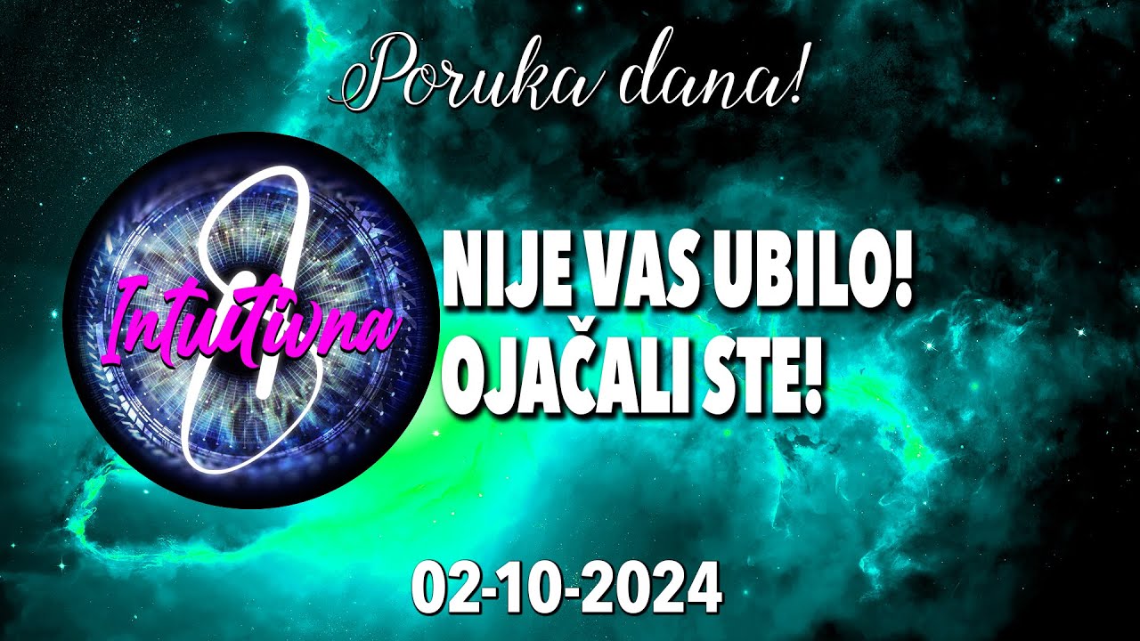 📩NIJE VAS UBILO! OJAČALI STE!📩PORUKA DANA ZA 02.10.2024.🌟 Tarot citanje ...