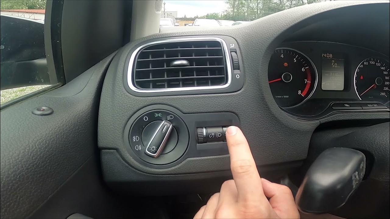 How to Change Headlights Position in Volkswagen Polo V ( 2009 – 2017 ...
