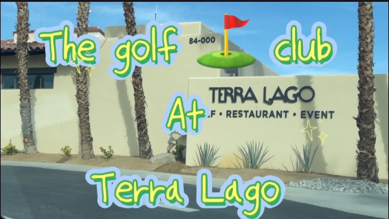 팜스프링스에서 골프 Terra lago golf club North course #팜스프링스골프 #테라라고골프코스 #사막골프 ...