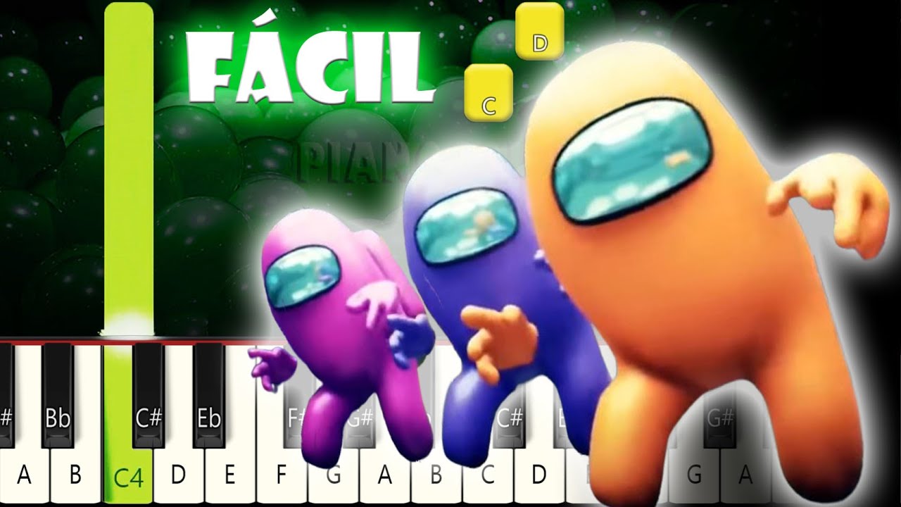 Among Us Dance (el Baile de Among us Remix) | Piano Tutorial FÁCIL ...