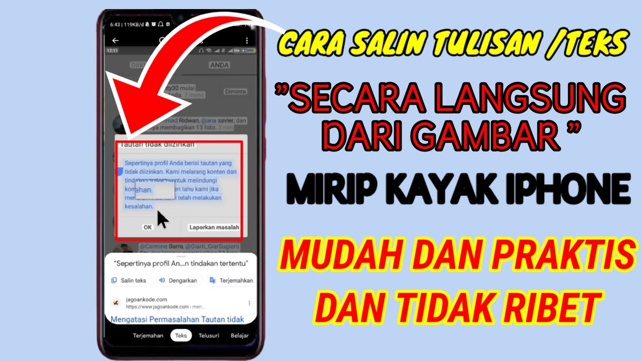 Gak Perlu Ngetik ! Cara Salin Teks Dari Gambar di Android - YouTube