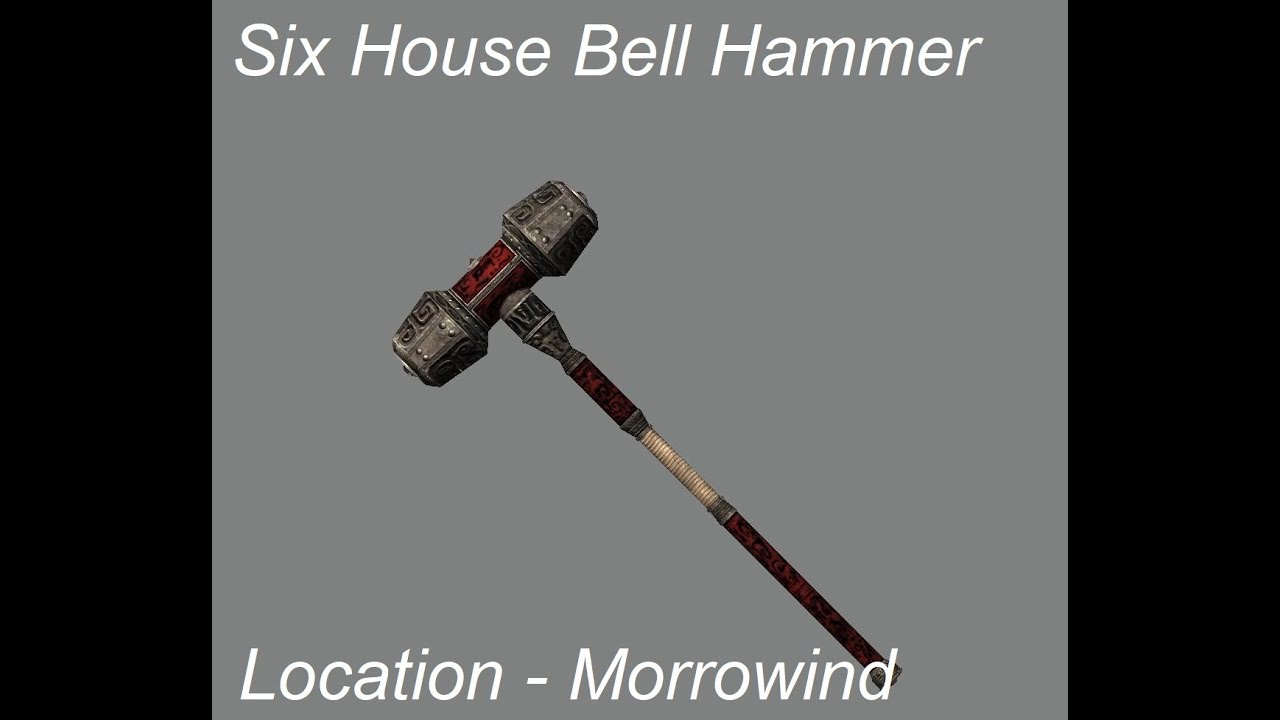 Elder Scrolls 3 Morrowind: Sixth House bell Hammer location - YouTube