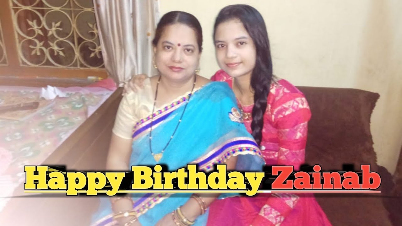 Happy Birthday Sister | Birthday Speech | Birthday Song | Zainab | Asmi ...