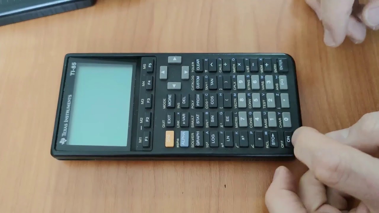 Texas Instruments TI-85 - YouTube