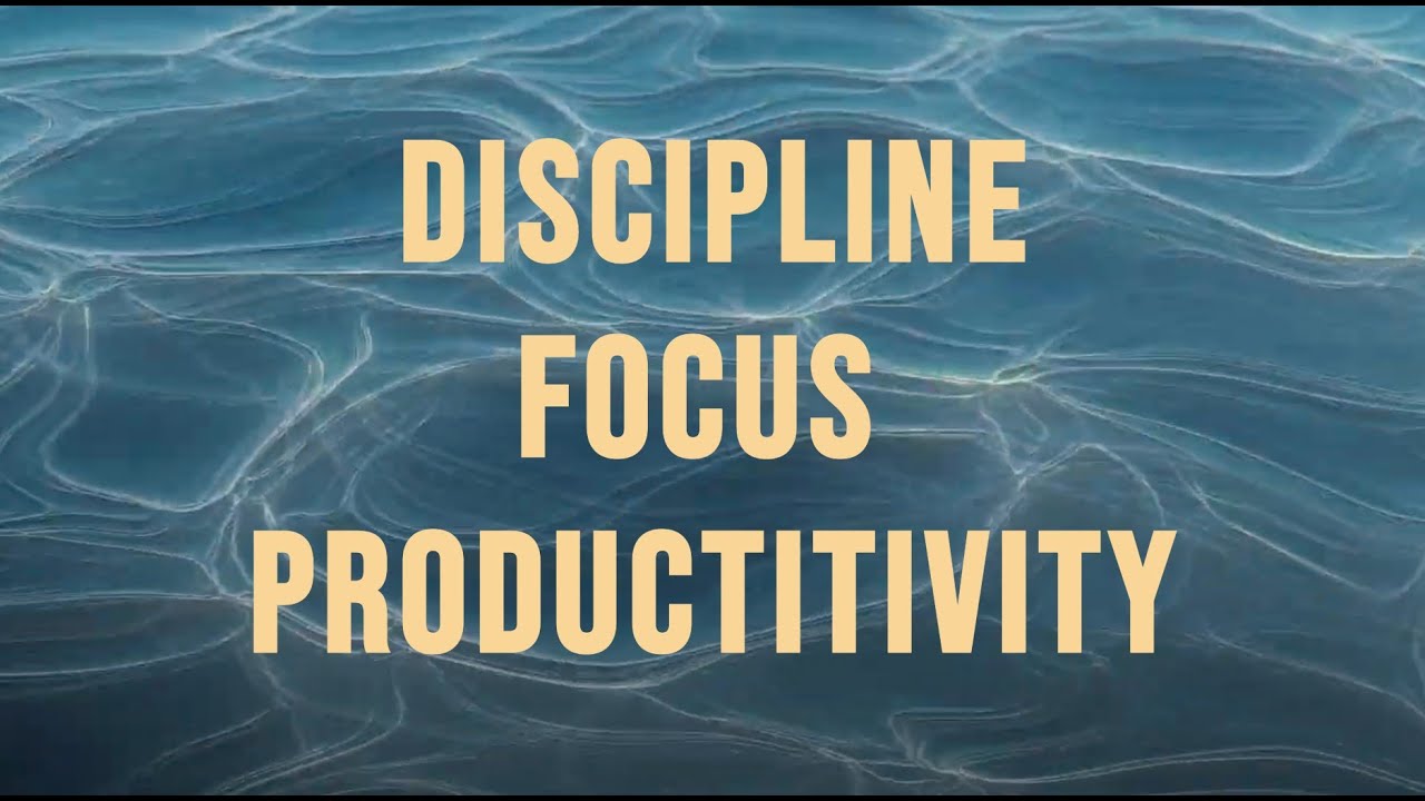 Powerful Affirmations for Discipline, Focus and Productitivity - YouTube