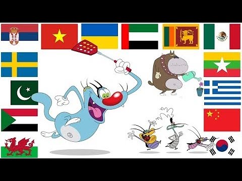 Oggy and the Cockroaches in different languages meme Old version ...