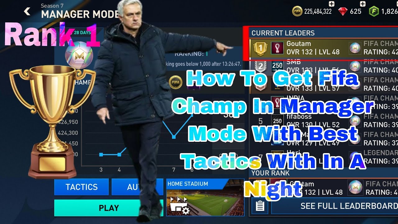 FIFA Mobile manager mode best tactics!FIFA Mobile manager mode | HOW TO ...